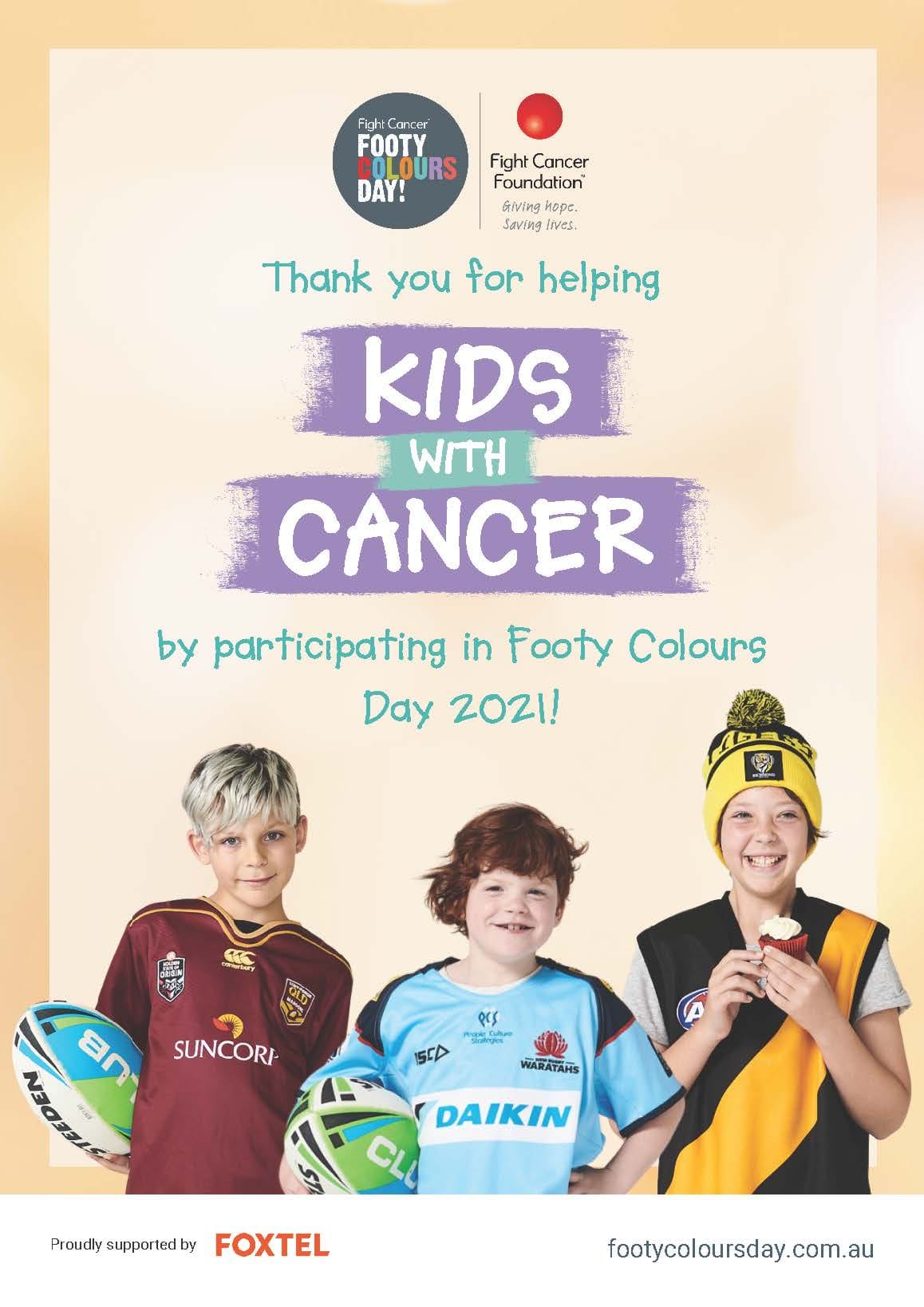 Appreciation Flyer| Footy Colours Day