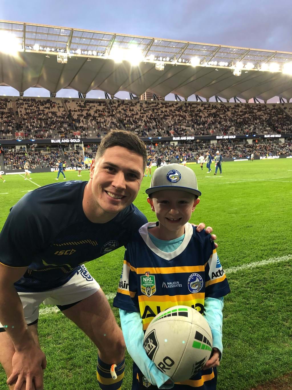 VIP Jett visits Parramatta Eels | Footy Colours Day